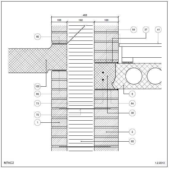 Tegning: M7AC2 - Mur & Tag